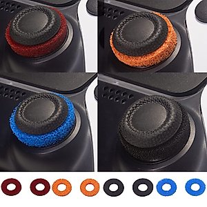 16PCS Aim Assist Target Motion Precision Control Rings Compatible with Playstation controller PS4 PS5 Controller - 4 Colors 4 Different Strength