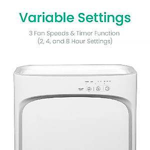 Greentech Environmental PureHEPA+ with ODOGard - Advanced HEPA Air Purifier and Odor Eliminator for Spaces up to 175 sq ft - CARB Certified
