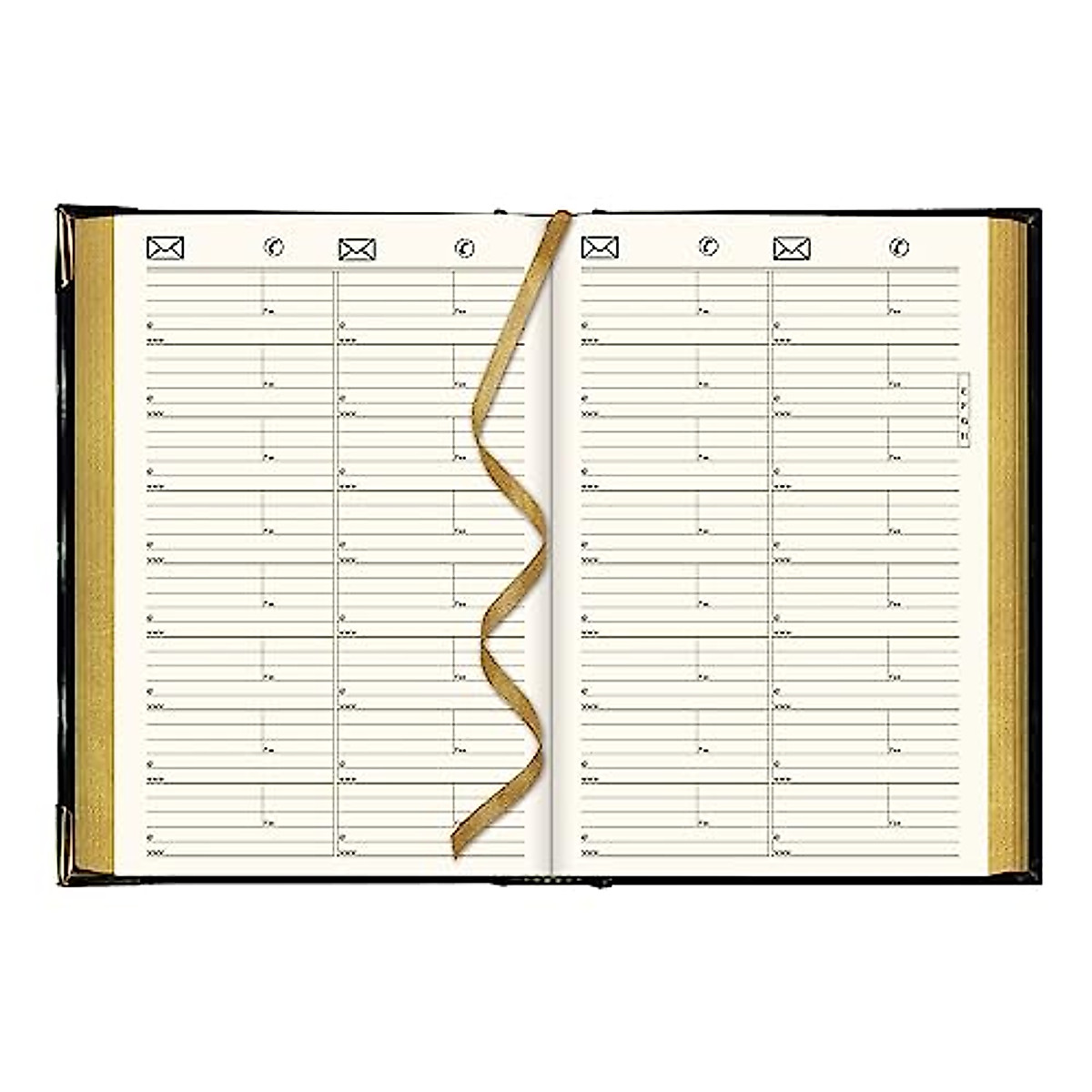 Brownline 2024 Executive Weekly Planner, Appointment Book, 12 Months, January to December, Sewn Binding, 8.187" x 5.625", Trilingual, Assorted Colors (CBE507.ASX-24)