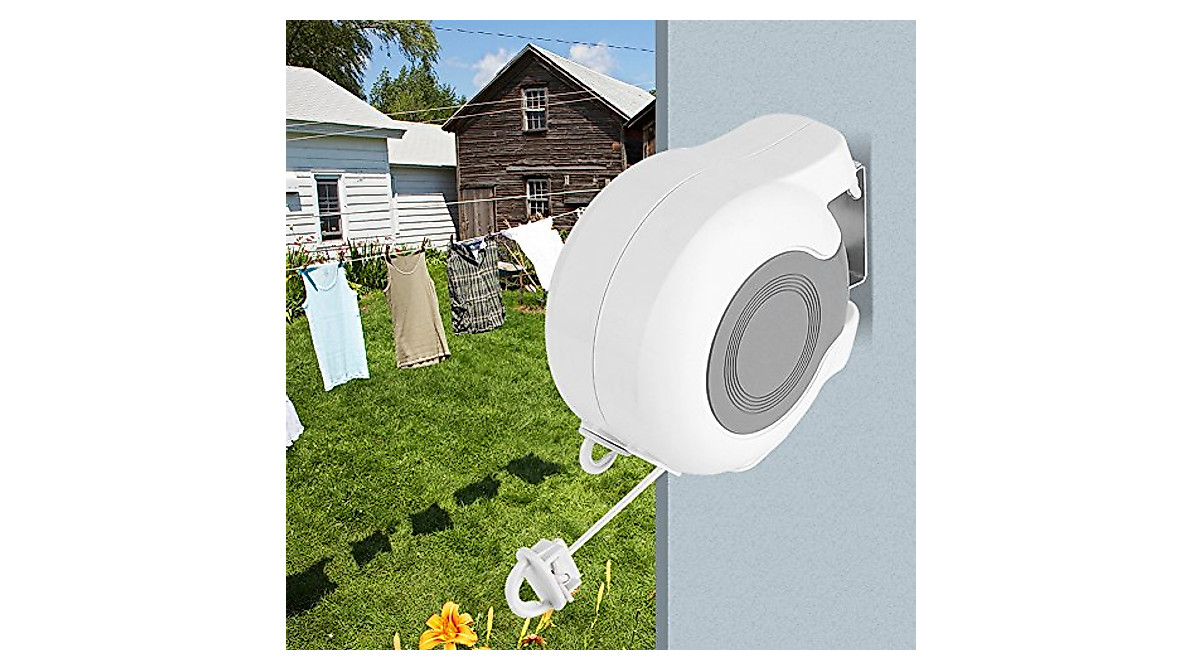 Semme Dual Retractable Clothes Line - Easy to Use & Install