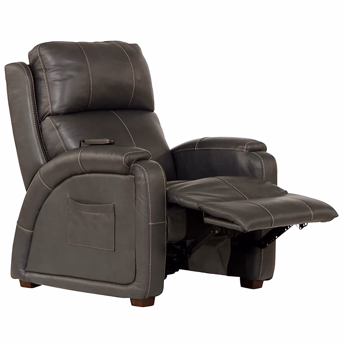 Catnapper Decompress Power Zero Gravity Recliner in Gray Leather