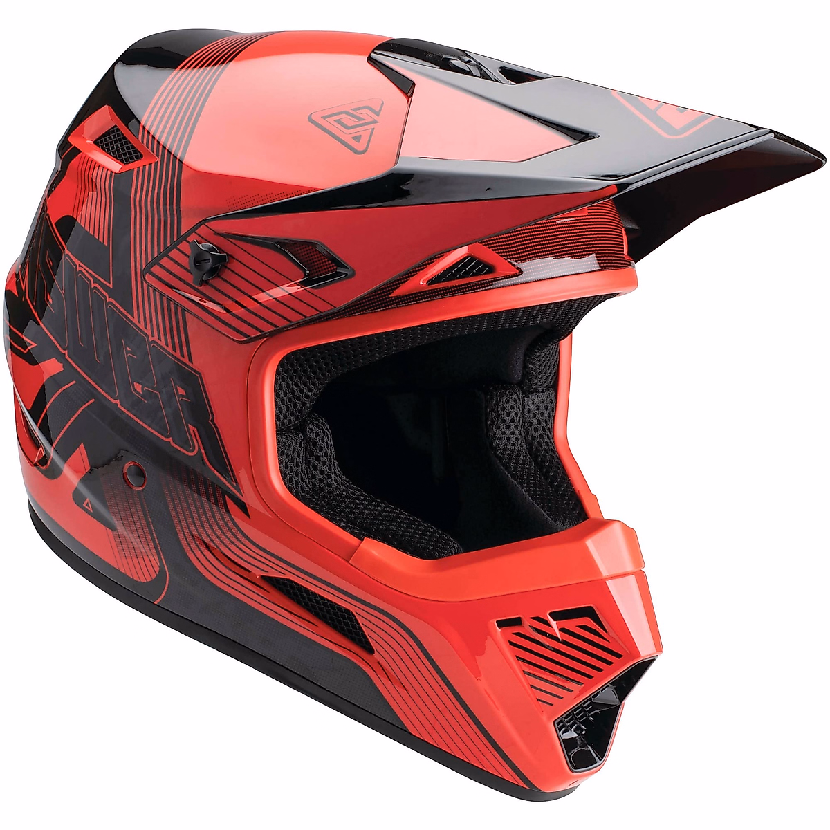 Answer Racing 447764 A23 AR1 Vendetta Helmet: Red/Black, Youth M