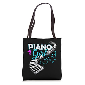 Piano Musical Instruments Pianist Keyboard Tote Bag