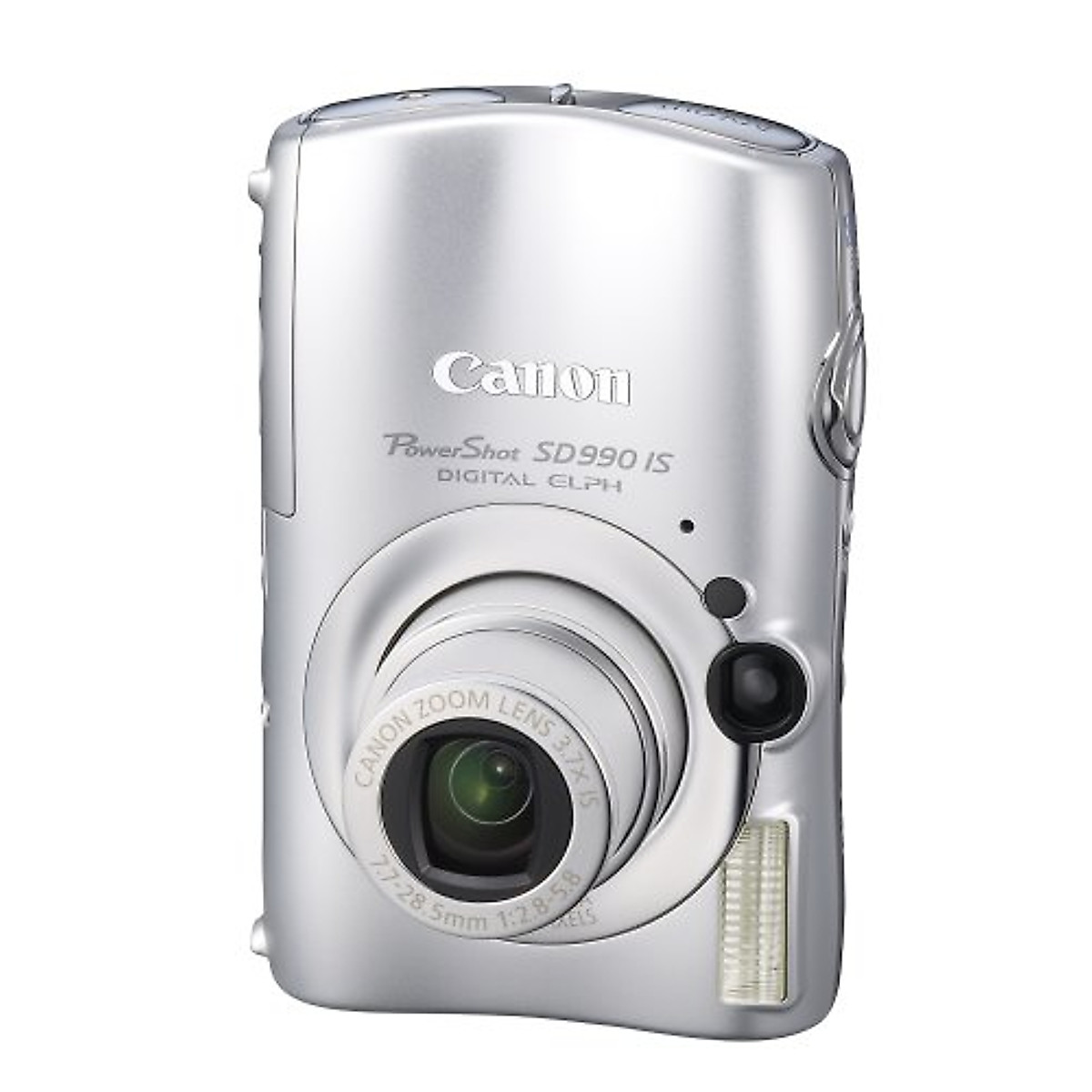 Canon Powershot SD990IS 14.7MP Digital Camera with 3.7x Optical Image Stabilized Zoom Coach Kit (Silver)