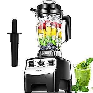Reemix Counter Blender Smoothie Maker, 1450W Professional High Speed Blenders for Kitchen, 10 Speed Control, 68 oz BPA-Free Tritan Container, 8 Titanium Stainless Steel Blade for Ice/Soup/Nuts
