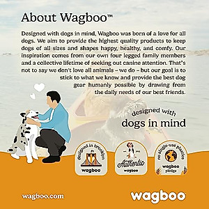Wagboo Portable Dog Paw Cleaner Brush Large Pawlisher | Easy Wash Blue, Silicone Dog Bathing Supplies, Foot Washer Puppy Paw Wash for Medium Large Dogs, Dog Essentials, Dog Travel Camp House Accessories for Large Dogs