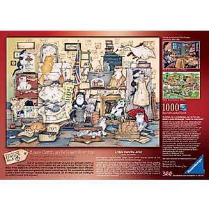 Ravensburger Crazy Cats Vintage No.8 - Go Salvage Hunting 1000pc Jigsaw Puzzle