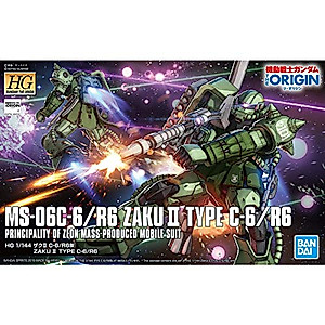 Gundam The Origin Zaku II Type C-6/R6, Bandai HG The Origin 1/144