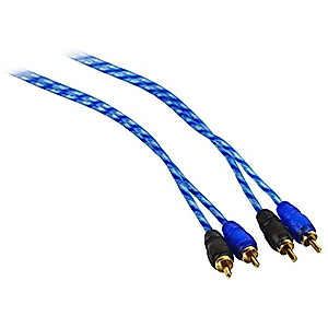 Rockville RWK81 8 Gauge Complete Amp Installation Wire Kit with 100% Copper RCA,Black