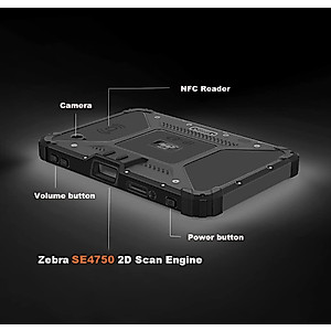 Ultra Rugged Android Enterprise Tablet PC with Barcode Scanner, 8-inch / IP67 Fully Waterproof/Integrated Zebra 1D 2D Scan Engine/Wi-Fi & 4G, for Enterprise Data Capture