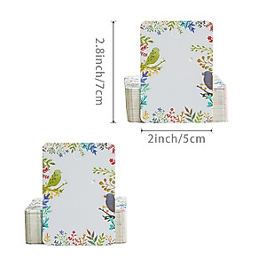 2" x 2.5" Leaf Earring Display Cards With Bags Necklace Display Cards Sets Earring Packing Holder Cards With bags Jewelry Packing For Earring Necklace Jewelry Packing 100Pack Paper 100Pack Bags