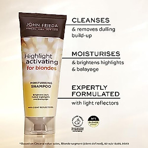 John Frieda Sheer Blonde Highlight Activating Moisturising Shampoo 250ml by John Frieda