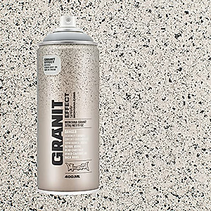 Montana Cans GRANIT EFFECT Spray Paint, 400ml, Light Grey, 13.5 Fl Oz (Pack of 1)