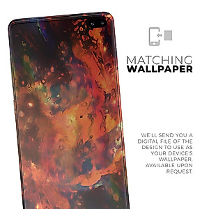 DesignSkinz Blurred Abstract Flow V35 Protective Vinyl Decal Wrap Skin Cover Compatible with The Samsung Galaxy S20 (Screen Trim & Back Glass Skin)