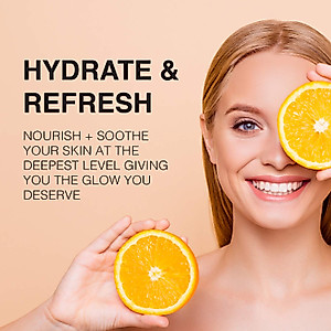 Vitamin-C Face Mist and Setting Spray for All Skin Types - Enhanced with Hyaluronic Acid, Aloe Vera and Rose Water - Skin Brightening, Anti-Aging, Moisturizing, Pore Minimizing - 4 Fl Oz