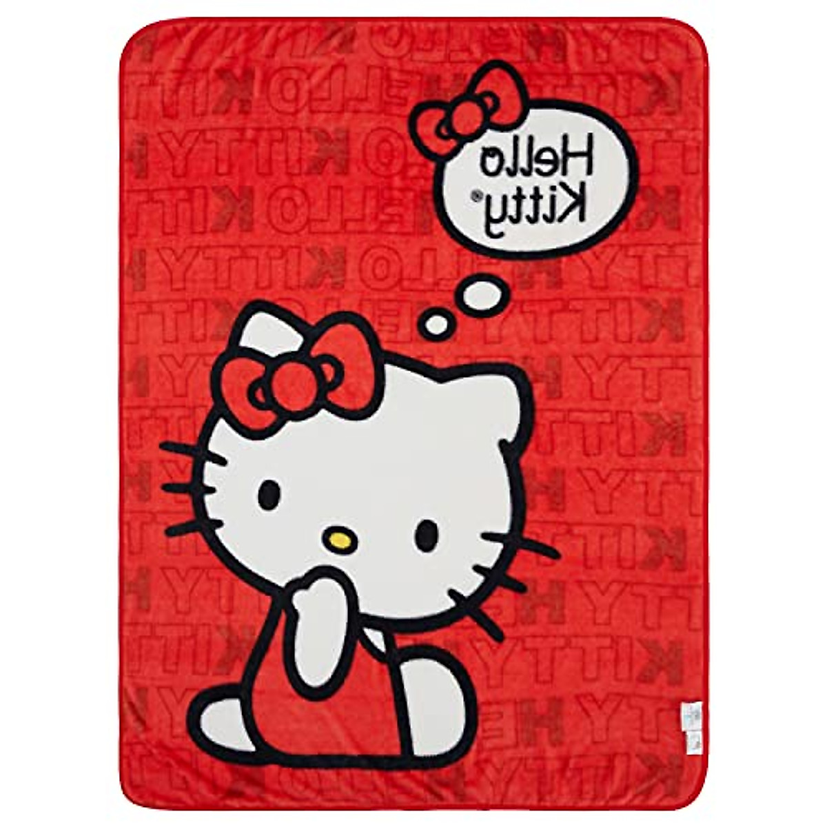 Northwest Hello Kitty Fleece Throw Blanket - Hello Kitty Plush Fleece Throw - Hello Kitty Throw Blanket (Hello Kitty)