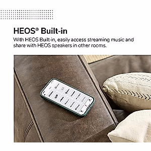 Denon AVR-S670H 5.2 Ch Home Theater Receiver (2023 Model) - 8K UHD HDMI Receiver (75W X 5), Streaming via Built-in HEOS, Bluetooth & Wi-Fi, Dolby TrueHD, Dolby Pro Logic II & DTS HD Surround Sound