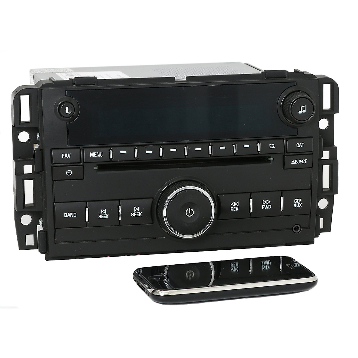 1 Factory Radio 638-00661-BT2 AM/FM Radio CD Player AM/FM/CD w/Bluetooth And AUX Input Remanufactured Black OE Part Number: 25799567 AM/FM Radio CD Player