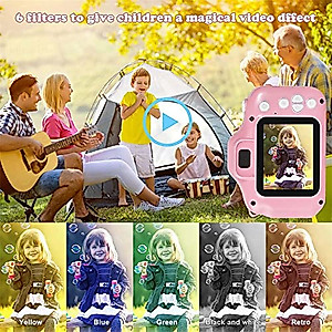 Kids Camera, Children Digital Video Recorder Camera Toy for Girls Boys