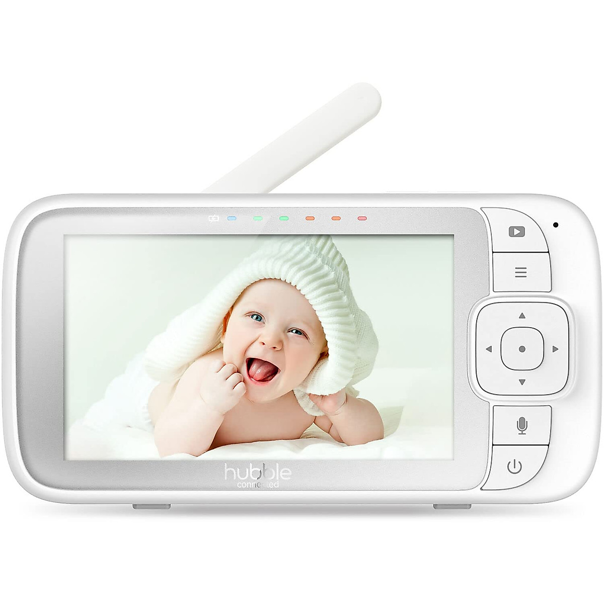 Hubble View Pro 5" Video Baby Monitor with Camera and Audio, NightVision Baby Camera Monitor Pan Tilt Zoom; 2Way Talk, Lullabies & Room Temp Monitoring, 1000ft Range, Secure Baby Monitor No WiFi