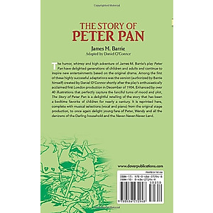 The Story of Peter Pan: Unabridged in Easy-To-Read Type (Dover Children's Thrift Classics)