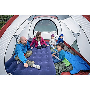 KAZOO Waterproof Camping Tent 4 Person Family Backpacking Tents 4 People Lightweight Hiking Tents 4 Man Aluminum Frame Double Layer