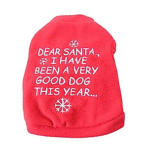 Amosfun Outfits Maltese Home for Hoodie Medium Dogs Pug Vest Outfit Clothes Poodle Outfits, Pugsize Kitten Winter Apparel Doggie Fleece Supplies Xs Hooded Warm Clothing Puppy Pet Coat-xs