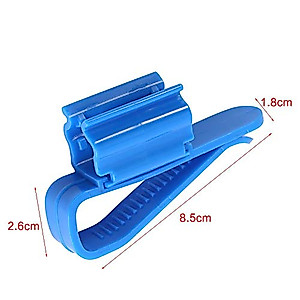 2Pcs Multifunction Plastic Adjustable Fish Tank Mounting Clip Water Pipe Tube Clamp Hose Holder Aquarium Hose Clamp