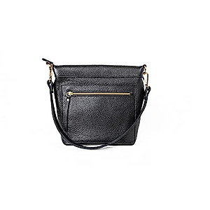 TRINITÉ Full Grain Genuine Leather Womens' Crossbody Handbag/Tote/Shoulder Bag/Satchel Ladies Purse | 2 Straps (Small)|