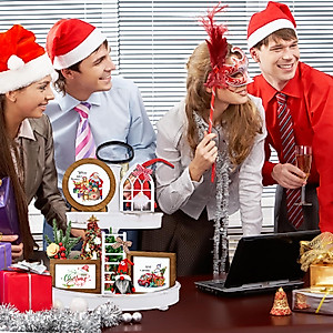 St. Patrick's Day Tiered Tray Decor St. Patrick's Day Decorations Interchangeable Decor with Wooden Frames, Arch, Ladder and 18 Cards Cards Including 36 Patterns, (36 Pattern)