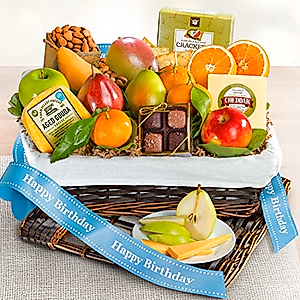 Happy Birthday Classic Deluxe Fruit Basket