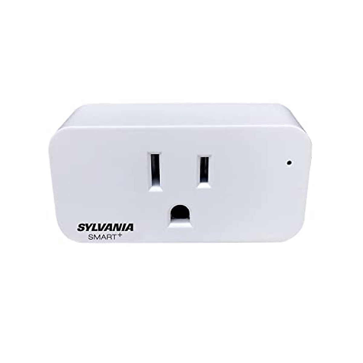 SYLVANIA SMART Bluetooth Outlet, Simple Set Up, Compatible with Alexa, Apple HomeKit, and Google Assistant, 120 Volts, 15 Amp, White, No Hub, FCC Listed - 1 Pack (75753)