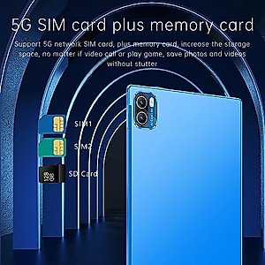 deriny X5pro 10 inch Android Tablet,1080p Full HD,Long Lasting Battery,Dual Camera,6GB RAM 128GB ROM,Dual SIM,WiFi,GPS,Bluetooth,Fire HD Kids Tablet,Widely Compatible with App(Gray)