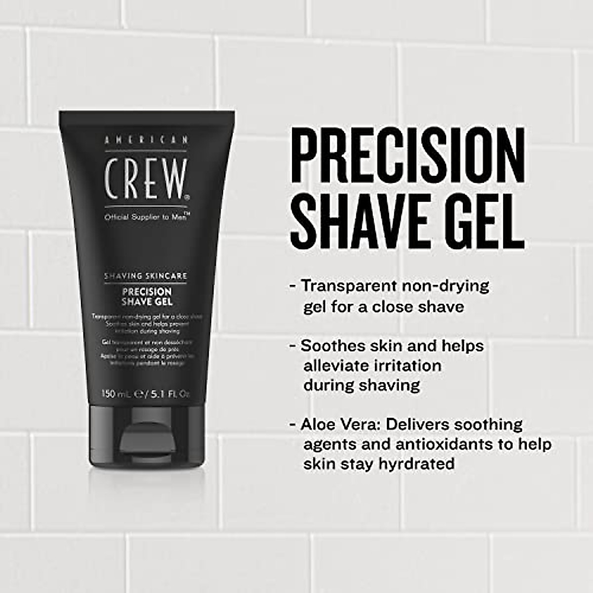 American Crew Gift Set, Travel Kit includes Hair Forming Cream, Men's Shampoo, Body Wash and Precision Shave Gel