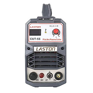 LA LASTON CUT-55 IGBT Plasma Cutter,Dual Voltage 110V/220V （60HZ）Non-Touch Pilot Arc P-60 Torch 1/2'' Clean Cut Max 20MM Plasma Cutting Machine.
