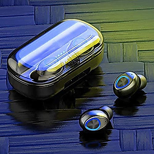 TBIIEXFL Headset Touch Function with Charging Box Stereo Headphones in-Ear Built-in Microphone Headphones Sports Subwoofer