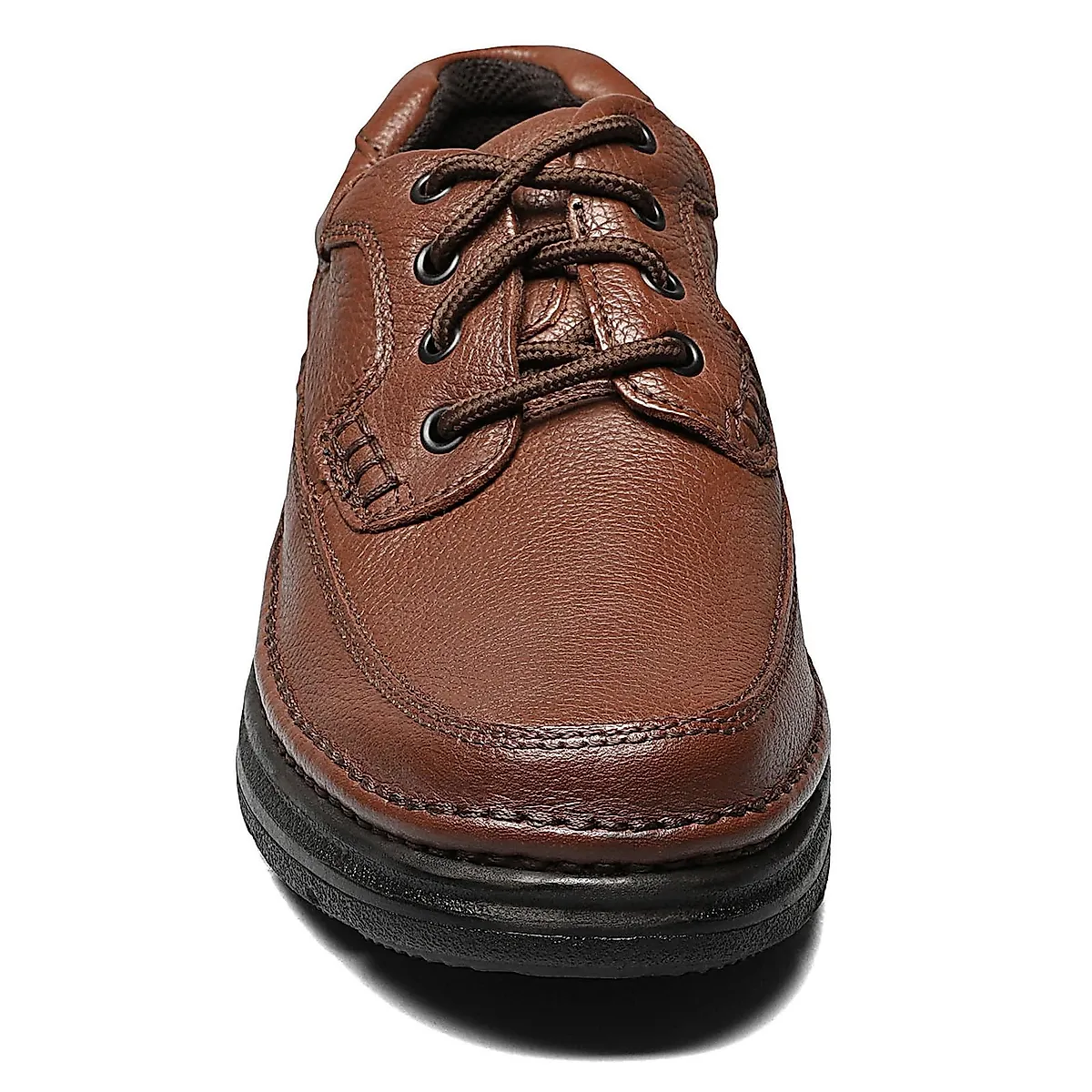 Nunn Bush Men's Cameron Moc Toe Oxford with Comfort Gel Footbed, Brown, 10 Wide