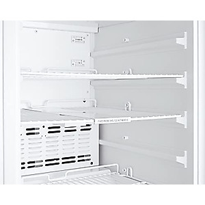 Summit Appliance ACR46GLCAL Pharmacy ADA Compliant 20" Wide All-refrigerator with NIST Calibrated Alarm/Thermometer, Stainless Steel Trimmed Glass Door, Frost-free, Self-closing Door and Lock