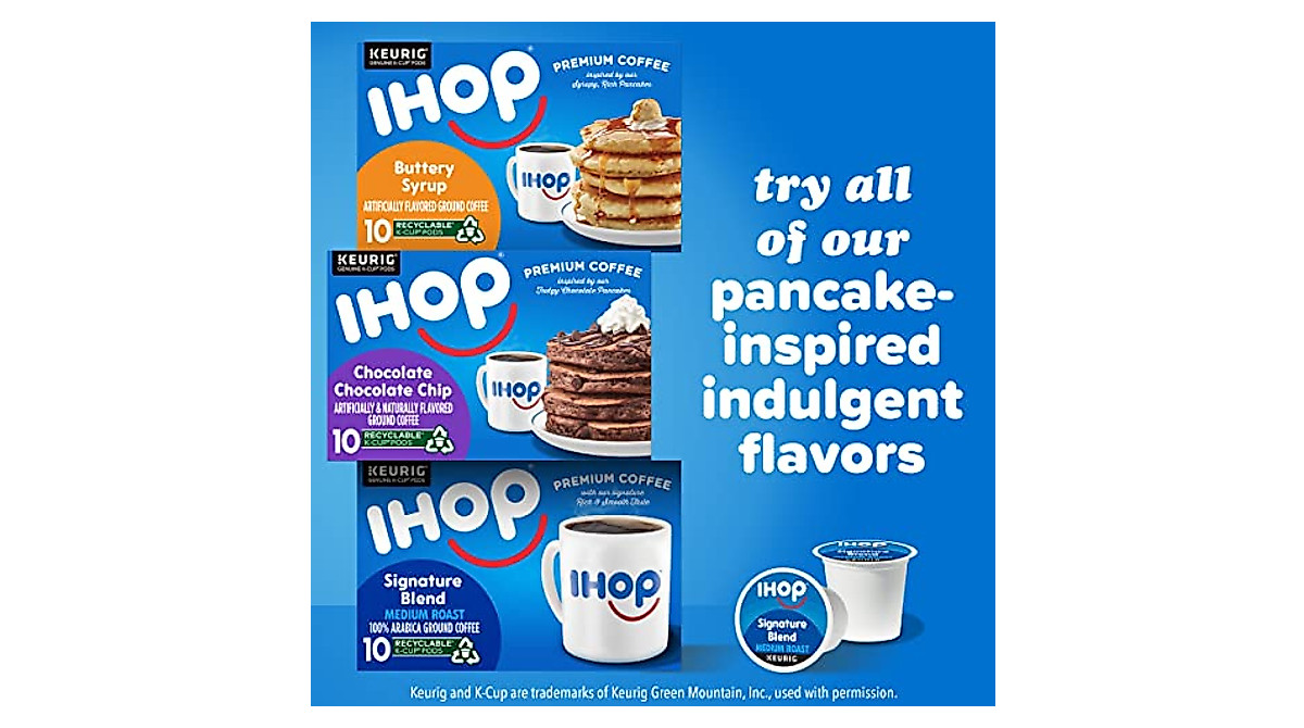 IHOP Medium Roast K-Cup Coffee Pods - Rich & Smooth Flavor