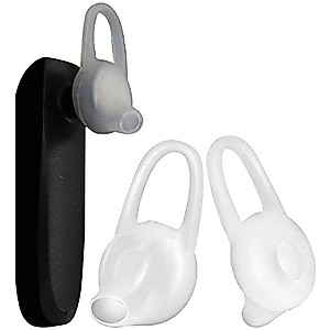 D & K Exclusives Ear Tips Soft Replacement Earbuds Silicone Gel Cover Pads 8 PCS for Headset Earpiece, Active InEar Headphones Earphones - Black (Medium)