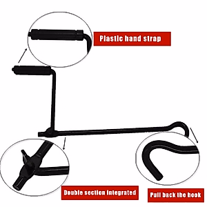 TorSor 2 Pack Car Scissor Jack Crank Handle Replacement Labor-Saving Quick Lug Handle Instead of Jack Ratchet Wrench for Car Jack Kit Scissor Lift Jack Emergency Tire Changing Jacks