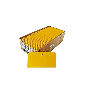 Astro 4528 Yellow 6" Plastic Spreader, Box of 100