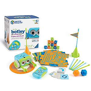 Learning Resources Botley The Coding Robot Activity Set - 77 Pieces, Ages 5+, Screen-Free Coding Robots for Kids, STEM Toys for Kids, Programming for Kids