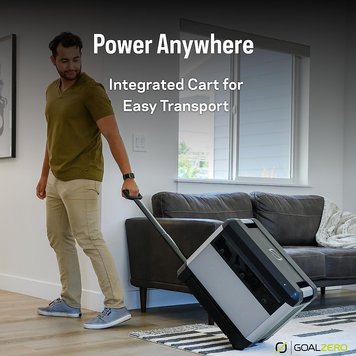 Goal Zero Yeti PRO 4000 Portable Power Station, 4000 Watt Hour LiFePO4 Battery, Expandable Solar Generator Home Backup System, 3600 W Out, (6th Gen) (Newest Version)