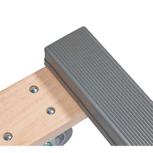 Mytee Products 2 Pack 32"x18" Rubber Caps Moving Dolly with 4" Non-Marking Swivel Caster Wheels 1000 lbs - Chicago Style Heavy Duty 4 Wheel Dolly Cart for Moving Industrial Heavy Loads, Furniture