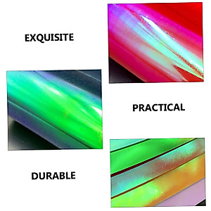 LIGHTAOTAO Vinyl Lettering Film 5 Rolls Clothing Transfer Paper Cup Vinyl Self Adhesive Vinyl Sheets Vinyl Film Adhesive Vinyl for Crafts Self-Adhesive Vinyl Film Glass Glue The Pet Glass
