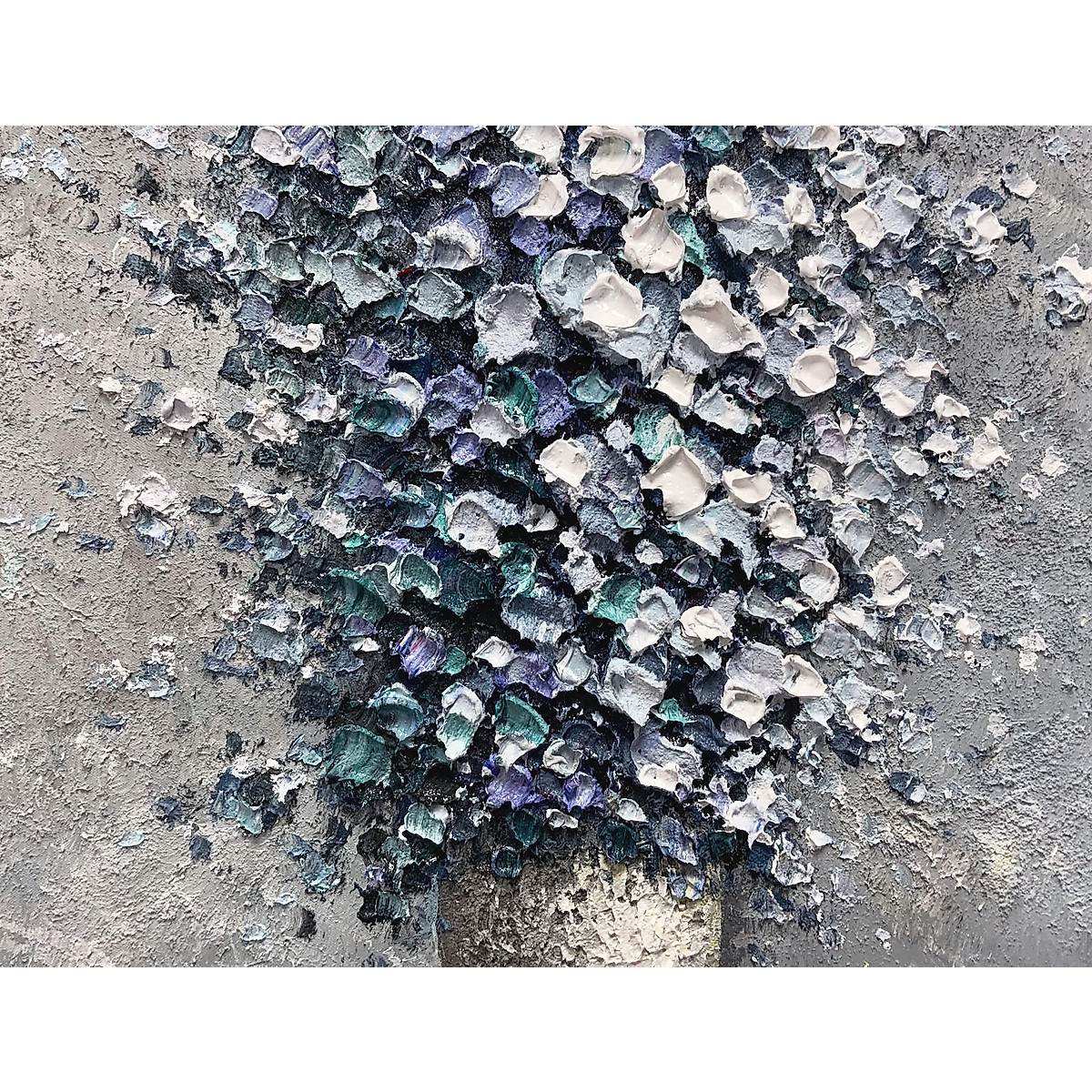 Yotree paintings 24x36 Inch Wall Art Hand-Painted Oil Painting On Canvas Gallery Wrapped Painting Modern Floral Artwork for Living Room Bedroom Décor Ready to Hang