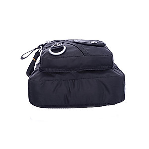 Innturt Nylon Sling Bag Small Backpack Crossbody Shoulder Bag Sling Pack Black