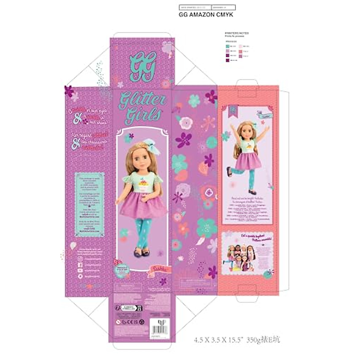 Glitter Girls - Sashka 14-inch Poseable Fashion Doll for Girls Age 3 & Up