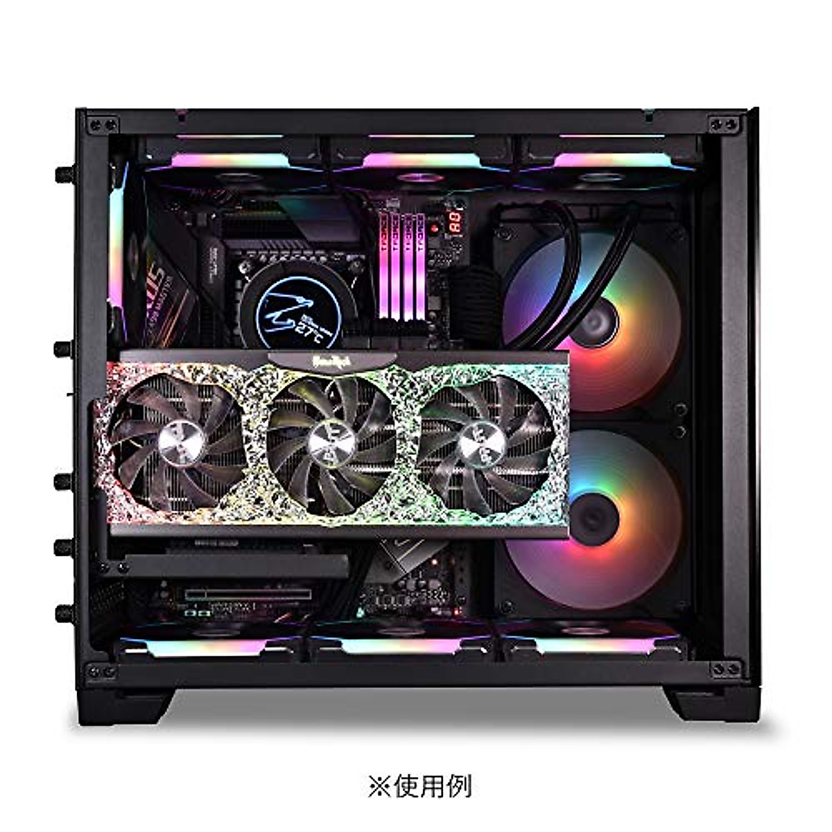 Lian Li O11DMINI-1 Vertical GPU Bracket KIT/PCIE 4.0 / Black -O11DMINI-1X-4